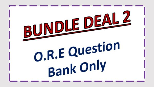 ORE Question Bank Only - Dentistry Crash
